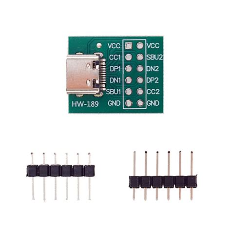 Xcluma Type C Usb Transfer Pin Dip Female Base B Adapter Typec Feed And Discharge Pin Amazon