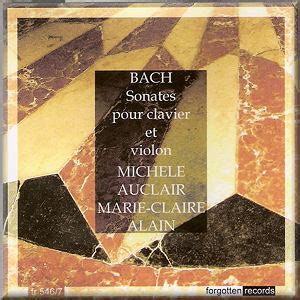 J S Bach Six Sonatas For Violin And Keyboard Forgotten Records Fr