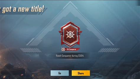 🥵 Collecting C5s14 Conqueror Rewards In Bgmipubg Mobile Youtube