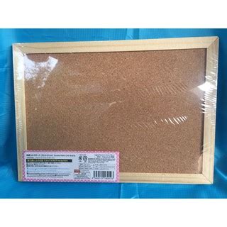 Jual Corkboard Cork Board Pinboard Soft Board Papan Tempel Mading Tusuk Busa Bolak Balik Side