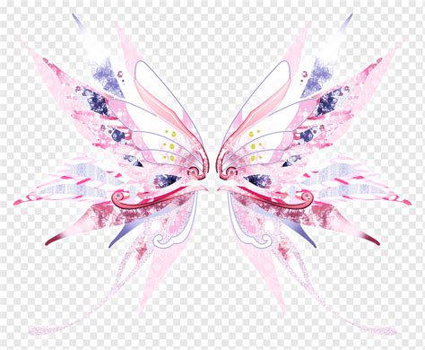 Pink Butterfly Wings Png