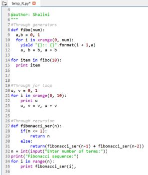 Fibonacci Series In Python Methods Numbers And Series