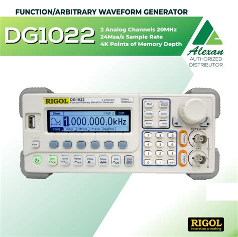Rigol DG Function Arbitrary Waveform Generator Analog Channels MHz Alexan