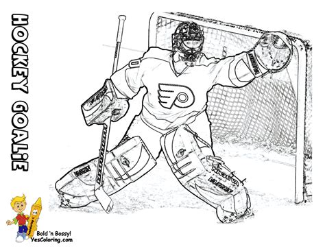 Sélection De Dessins De Coloriage Hockey à Imprimer Sur
