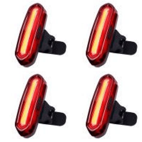 Luces De Advertencia Traseras Para Bicicleta Cob Led Mtb 120lm Luz