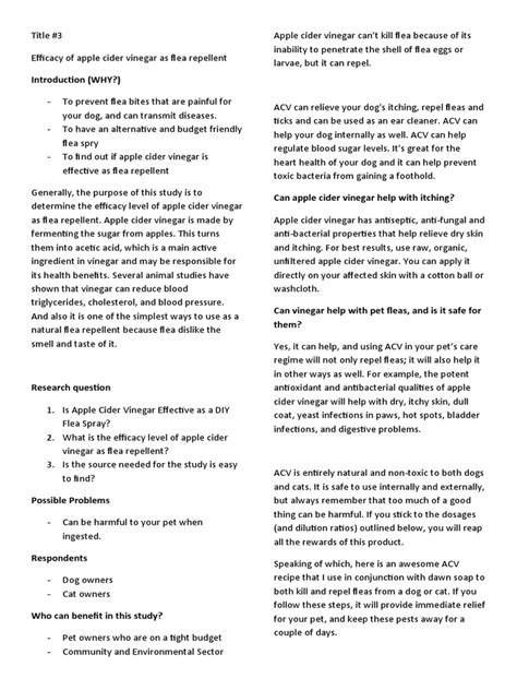 Title Defense Capstone Pdf Vinegar Cider