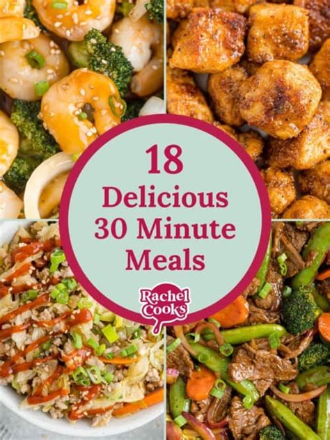 30 Minute Meals 18 Recipes