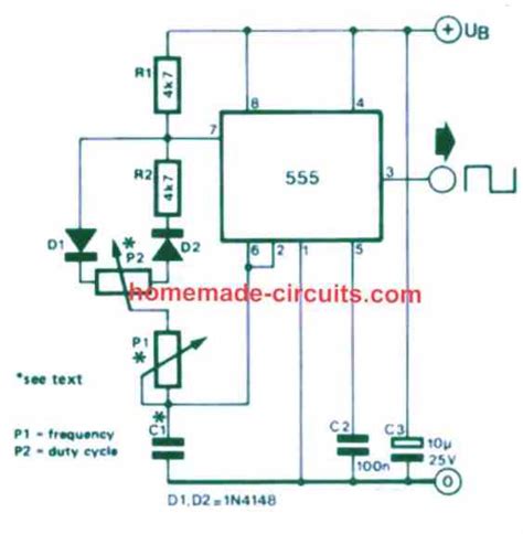 Pulse Position Modulation Circuit Using 555 Ic