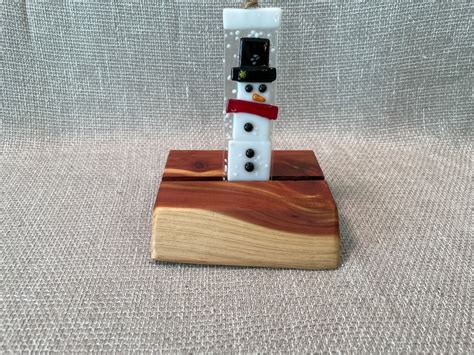 Fused Glass Stand Cedar Display Stand For Art Stained Glass Display