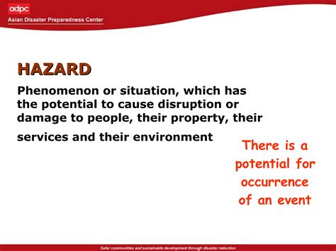 Drr Basic Concepts And Terminologies Of Disaster Risk Reduction Drr Ppt