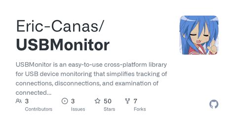 Github Eric Canas Usbmonitor Usbmonitor Is An Easy To Use Cross Platform Library For Usb