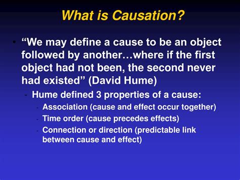Ppt Causation Powerpoint Presentation Free Download Id477536