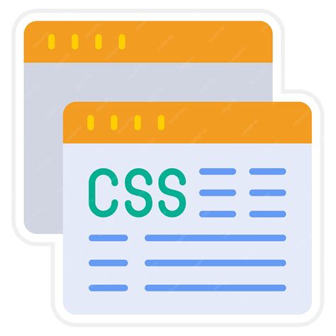 Premium Vector Css Coding Icon