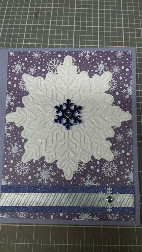 Stampinup Snowflake Embossing Folder Washi Tape Stampin Up
