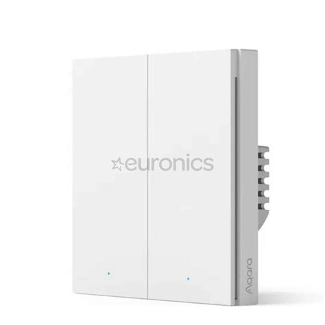 Aqara Smart Wall Switch H1 No Neutral Double Rocker Smart Wall
