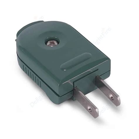 Eu Plug Adapter 2 Pin Ac Electric Male Female Repl Grandado