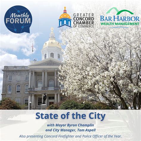 Mayor Byron Champlin And City Manager Thomas Aspell Will Join Us On