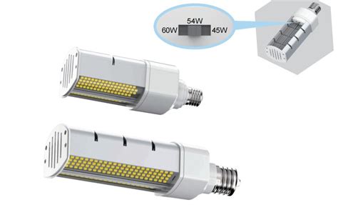 Product Feature 20w 30w 40w 60w Led Horizontal Retrofit Lamp • Power Select Technology
