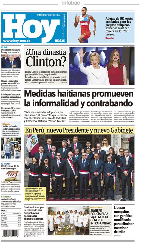Hoy Dominicana Viernes 29 De Julio De 2016 Infobae