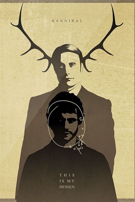 Hannibal Will Clock Винтажные плакаты Иллюстрации Милые рисунки