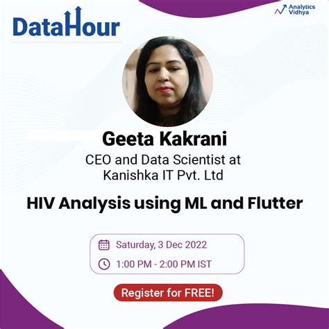 hiv analysis using ml and flutter webinar