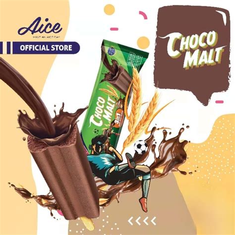 Jual Khusus Instant Kurir Es Krim Aice Choco Malt Harga Pcs Shopee