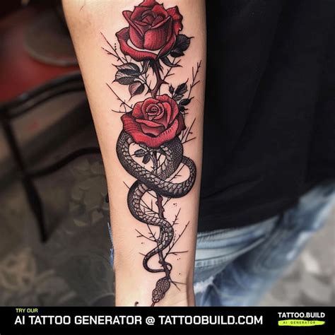 Rose With Thorns Tattoo Meaning Tattoo Build