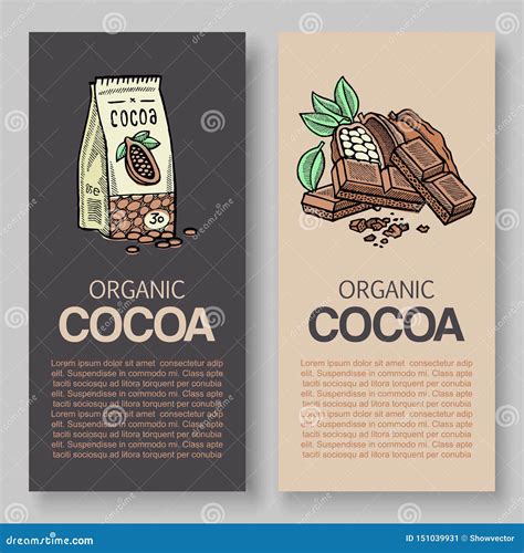 The Original Finest Chocolate Vector Packaging Design Label Typography And Cocoa Powder Pack