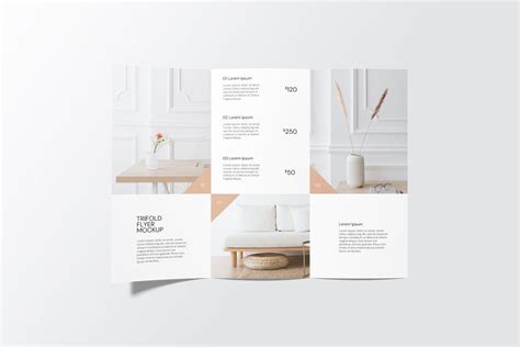 موکاپ بروشور سه لتی سایز Dl کد محصول 142879