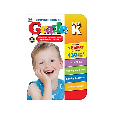 Complete Book Of Grade Pre K Workbook 9781483813042 Image 1