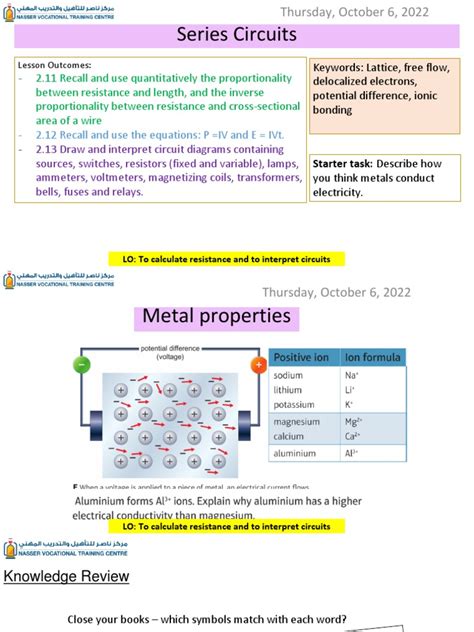 Resistance In Series And Paralell Circuits Lessons 1 4 W4 5 Download