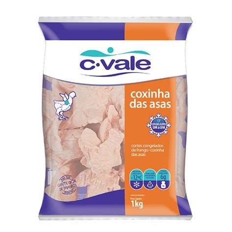 Coxinha Da Asa Drumet IQF C Vale 1Kg MegaG Alimentos