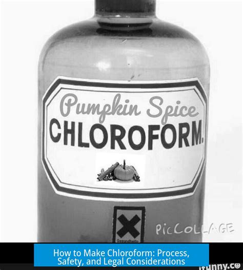 How To Make Chloroform Process Safety And Legal Considerations Chemcafe — Science
