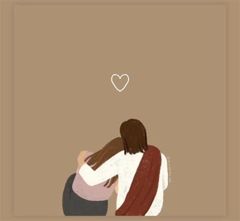 Niña Hablando Con Dios Jesus Abrazando Dibujo Jesucristo Y Yo Jesús