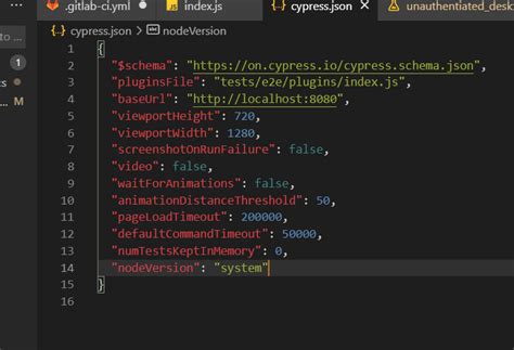 Cypress Gitlab Gives Errors For The E2e Test Cases When Locally They