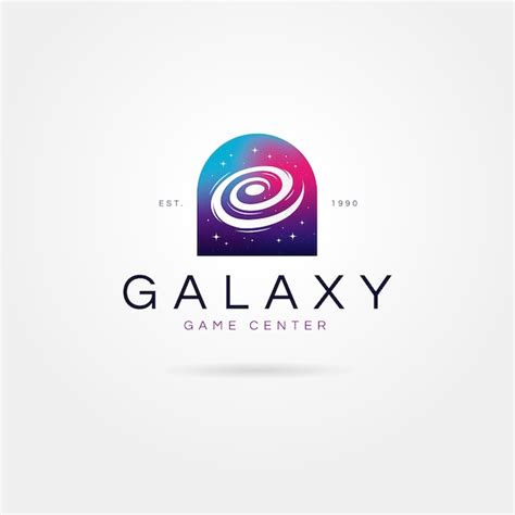 Professional Galaxy Logo Template Free Vector