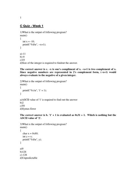 c questions pdf pdf c programming language pointer computer programming