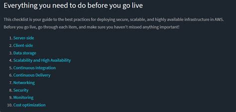 Production Readiness Checklist Site Reliability Engineer Blog