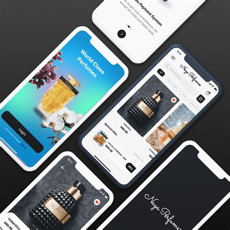 Perfume Shop UI UX Design Mobile App Design Behance