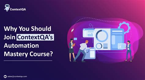 contextqa s test automation mastery course join waitlist