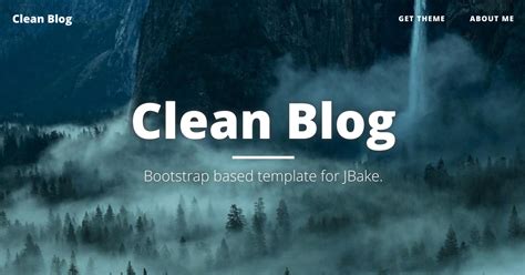 Clean Blog