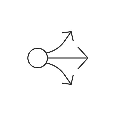 propagate arrows icon in thin outline style 38051086 vector art at vecteezy