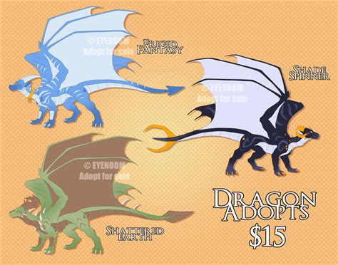 Dragon Adopts Open By Eyenoom On Deviantart