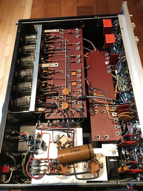 Mcintosh C22 Preamplifier With Telefunken And Walnut Cabinet Photo 2045546 Us Audio Mart