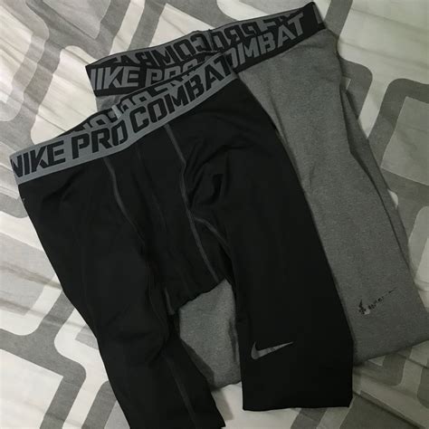 Nike Pro Combat Compression Pants Men S Fashion Activewear On Carousell