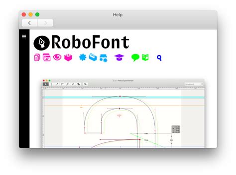 RoboFont Help Window