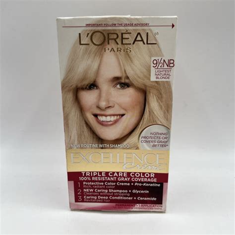 Loreal Paris Excellence Creme Hair Color 9 5nb Lightest Natural Blond 12 Pack Ebay
