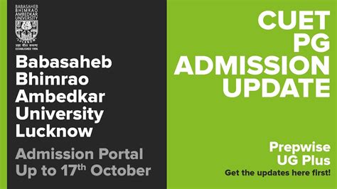 Cuet Pg Admission Update I Babasaheb Bhimrao Ambedkar University