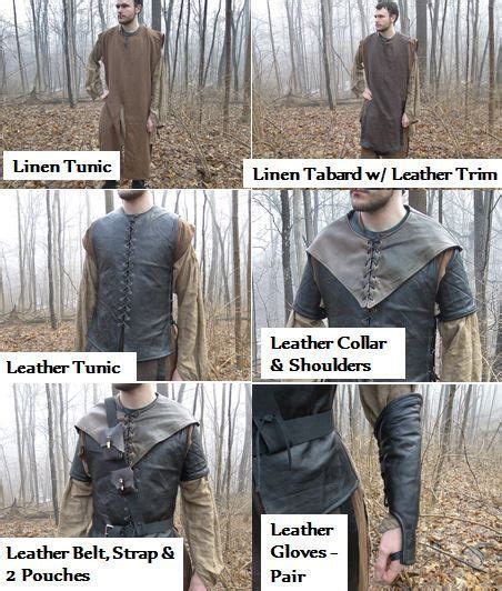 Ranger Outfit Set Complete Medieval Archer Costume Custom Medieval