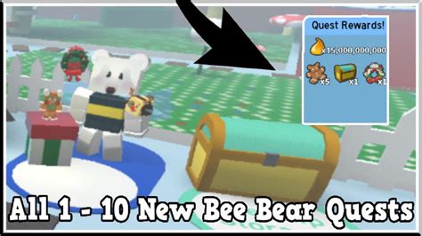 All New Bee Bear Quests Completed 1 10 All Insane Rewards Trying Out Festive Wreath